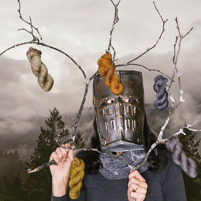 The Knights Who Say Knit – The Fibre Studio at Yarns to Dye For