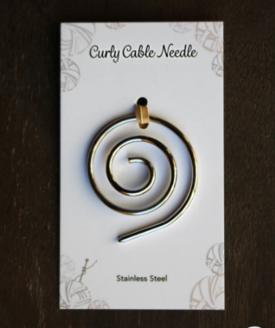 Curly Cable Needle - NNK Press – The Fibre Studio at Yarns to Dye For