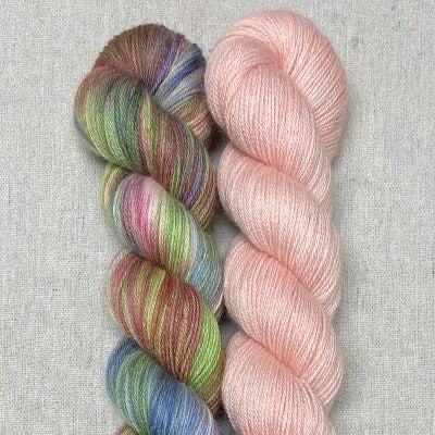 Garden Party, Blush - Ric Rac Shawl – The Fibre Studio at Yarns to Dye For