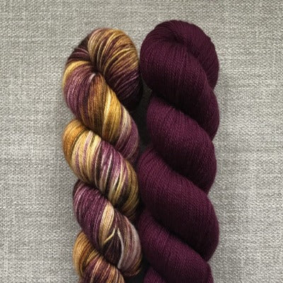 Muscadine, Cabernet - 2-Color Kit – The Fibre Studio at Yarns to Dye For