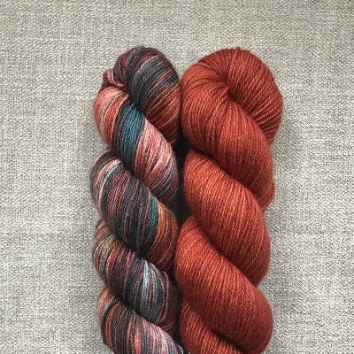 Mountain Sunset - 2-Color Kit – The Fibre Studio at Yarns to Dye For