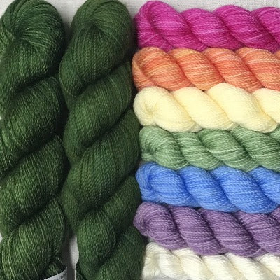 Kale, Paint Box - Garden Variety MKAL - Kits – The Fibre Studio at ...